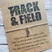 Track and Field Gift, Track and Field, Track Gift, Track Team Gift ...