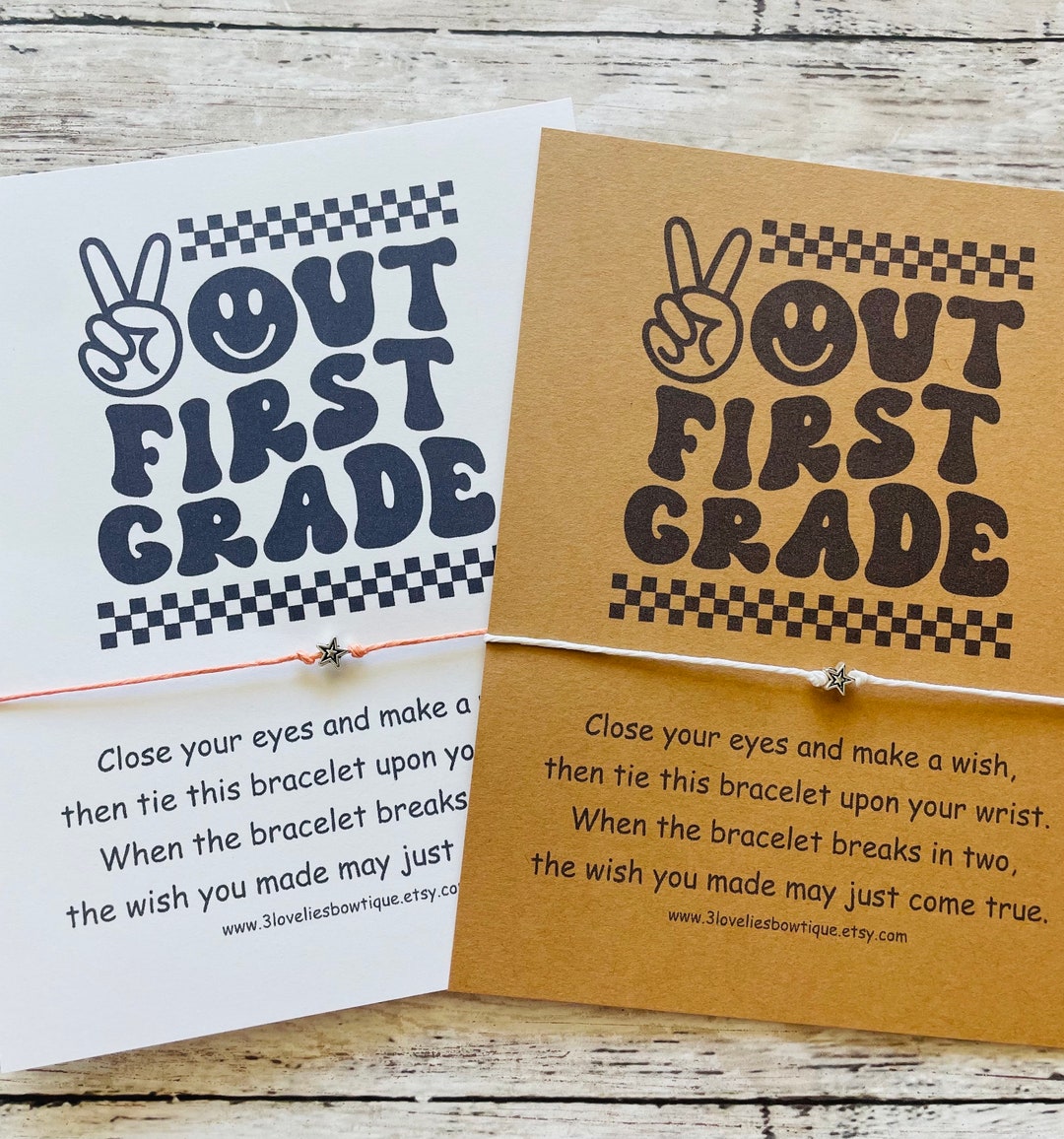 Peace Out 1st Grade, End of School Gift, 1st Grade Graduation Gift, 1st ...