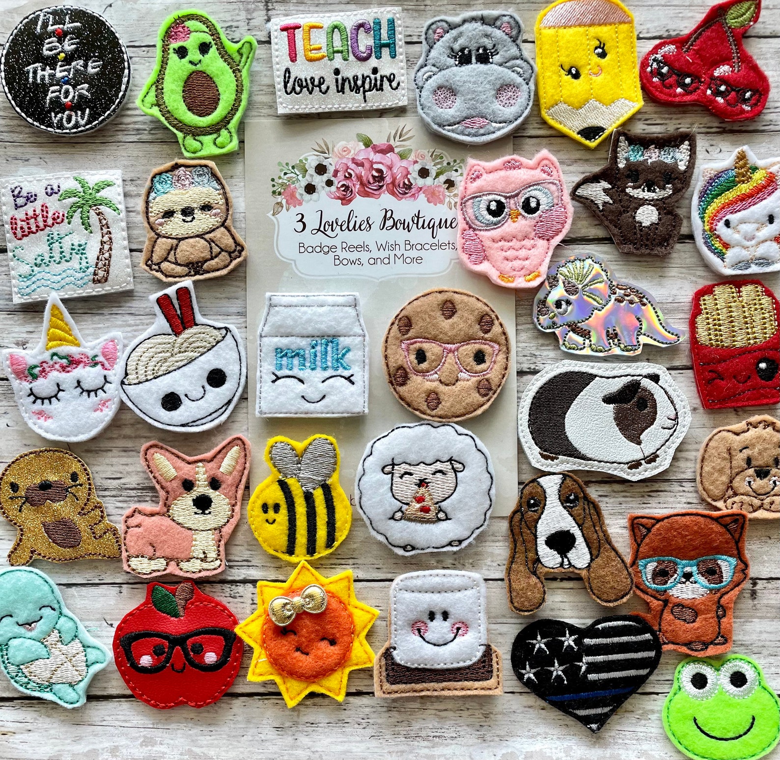 Pick 5 Badge Reel TOPPERS. Badge Reels.badge Reel.badge - Etsy