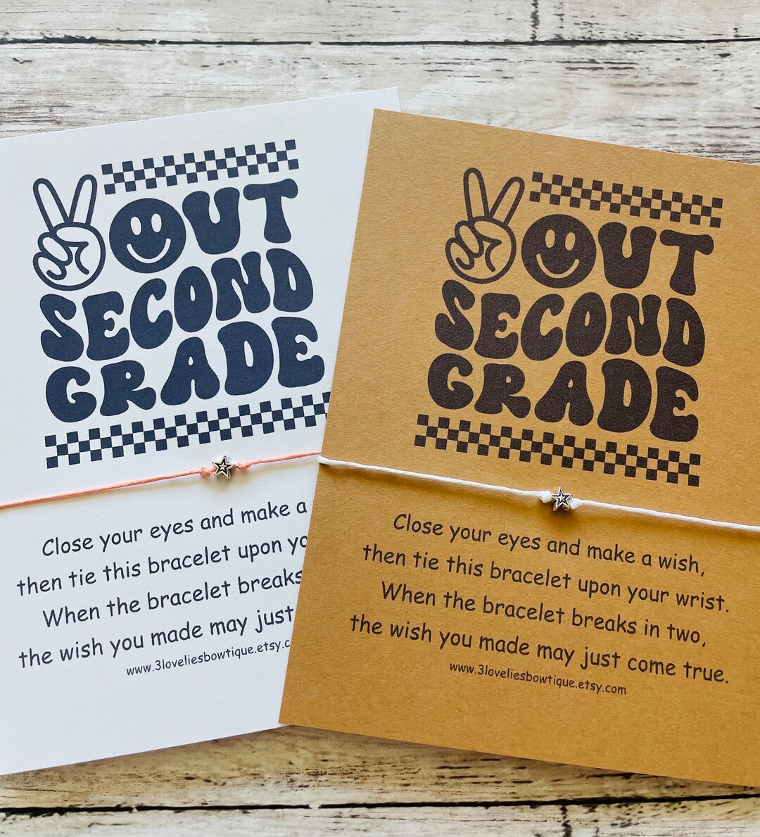 Peace Out 2nd Grade, End of School Gift, 2nd Grade Graduation Gift, 2nd ...