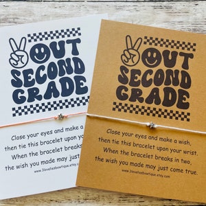 Peace Out 2nd Grade, End of School Gift, 2nd Grade Graduation Gift, 2nd ...
