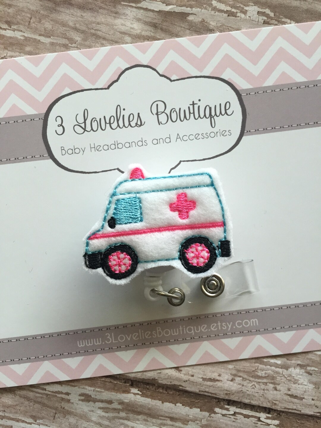 EMT Badge Reel.emt.ambulance Badge Reel.badge Reel.retractable - Etsy