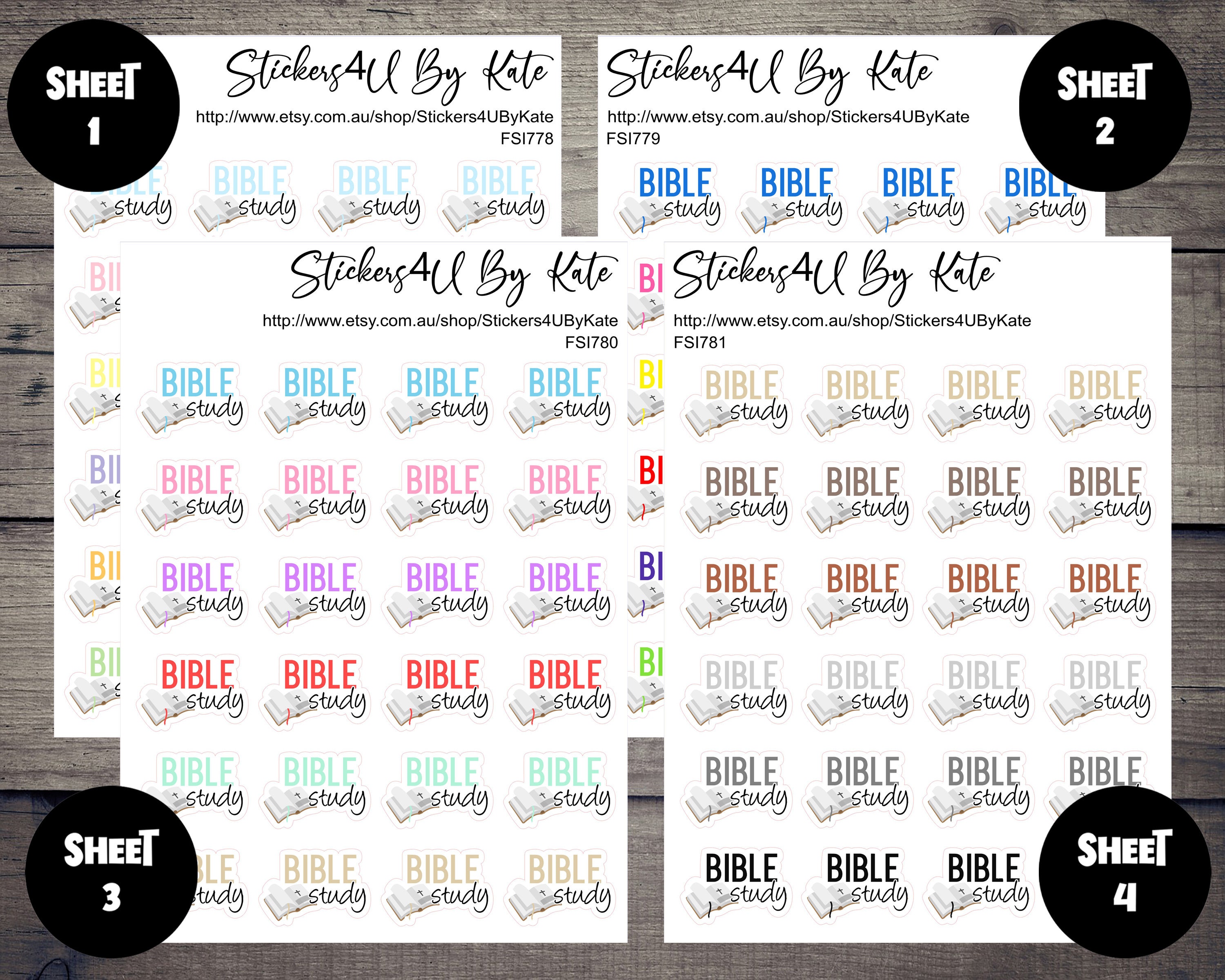 Calendars & Planners Church and Bible icon Planner Sticker Functional ...