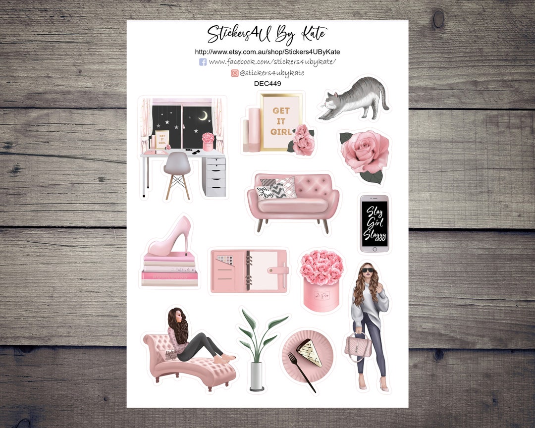 Get It Girl Clipart | Get It Girl Decorative Planner Sticker | Erin ...