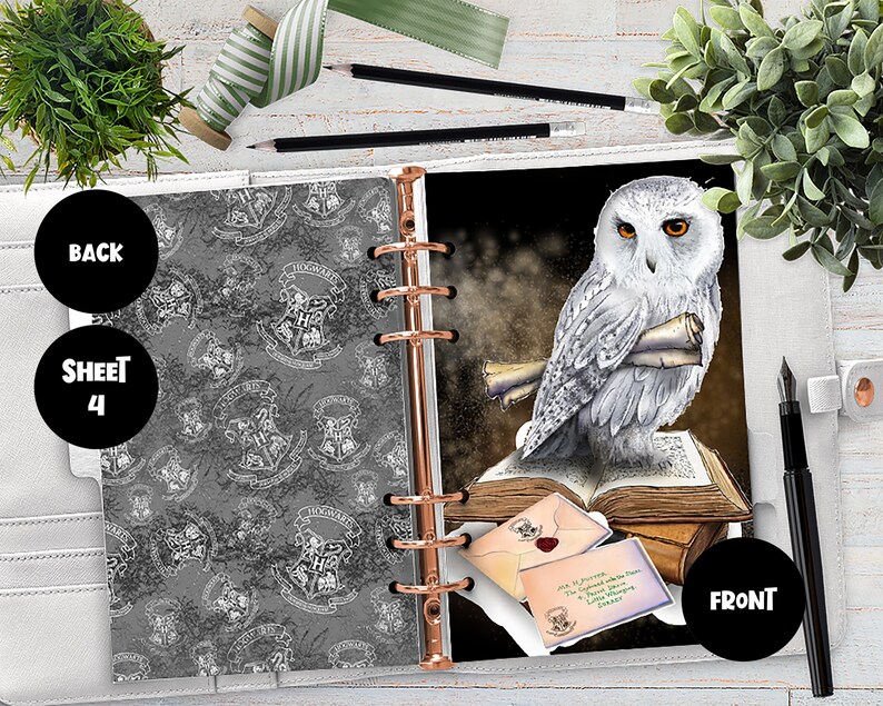 Magic School | Hogwarts Planner Dashboard | HP, A5, B6,personal Planner ...