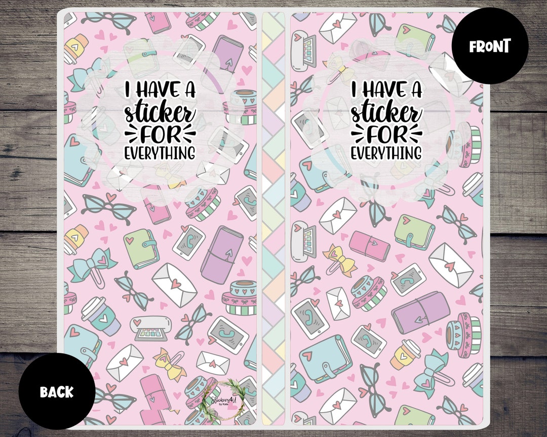 Planner Girl Small Vinyl Sticker Album | Die Cuts Storage | Holographic ...