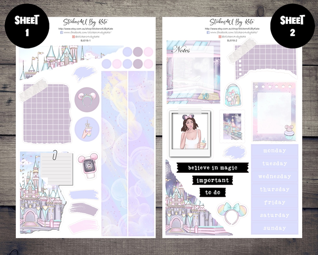 Dreamland | Journaling Kit | Planner Sticker Kit | Bullet Journal ...