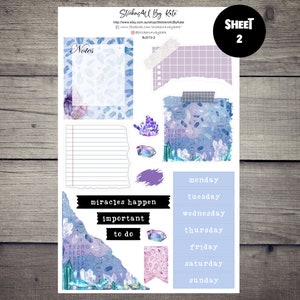 Magical Crystal Journaling Kit Planner Sticker Kit Bullet Journal ...