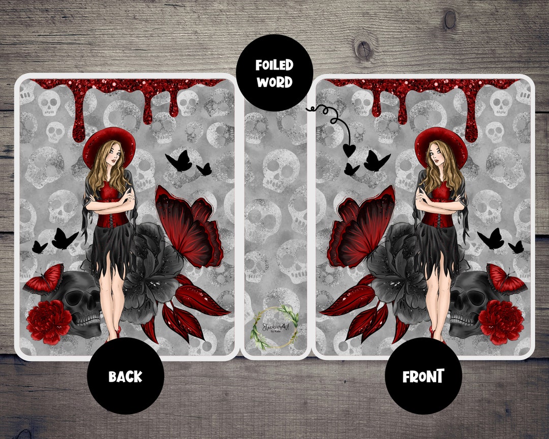 Red Halloween Sticker Album | Large | Small Sticker Storage | Sticker ...
