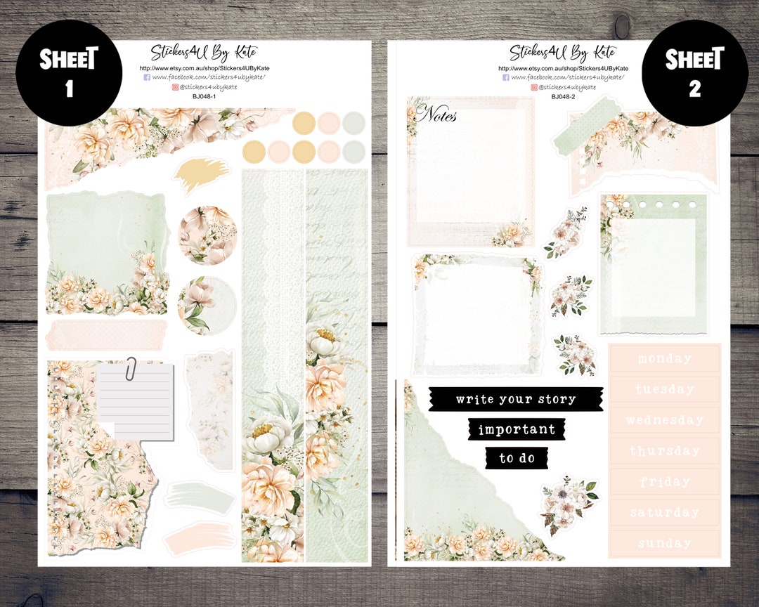 Perfect Day | Journaling Kit | Planner Sticker Kit | Bullet Journal ...