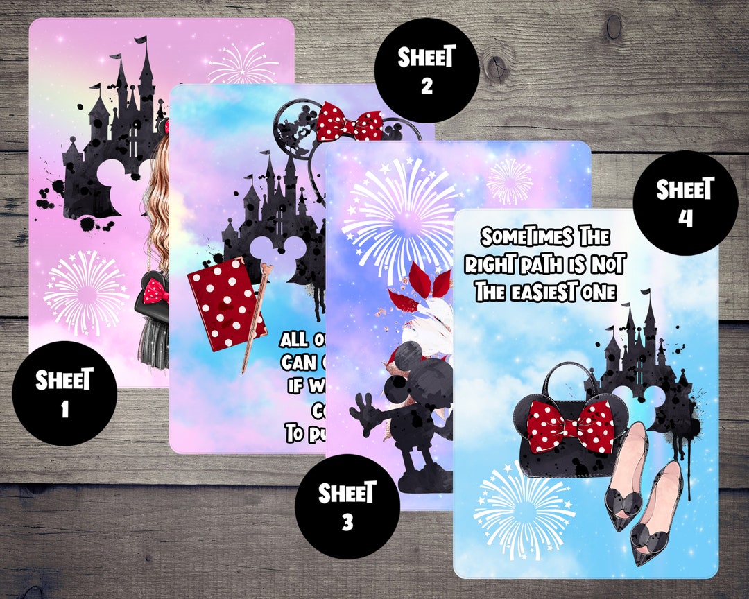 Disney Planner Dashboard | Happy Planner, A5, B6,personal Planner ...