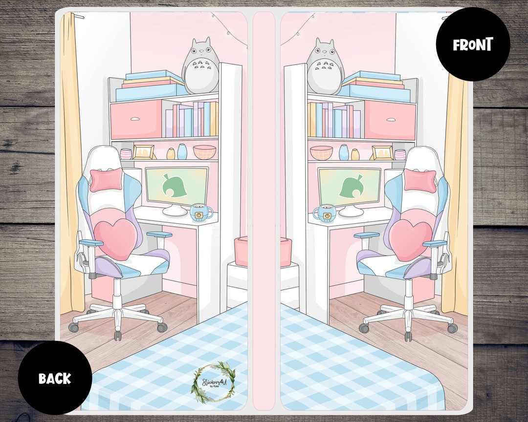 Gamer Girl Small Vinyl Sticker Album | Die Cuts Storage | Holographic ...