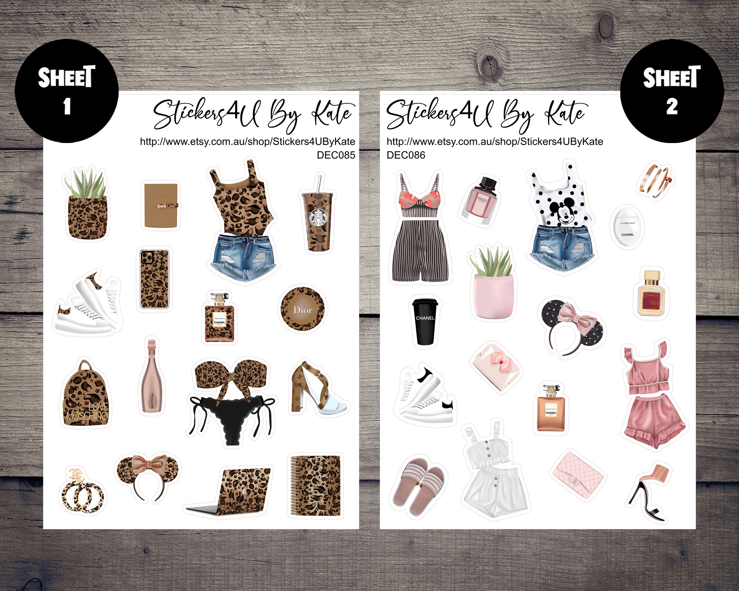 Fashion Clipart | Fashion Planner Girl | Decorative Planner Sticker ...