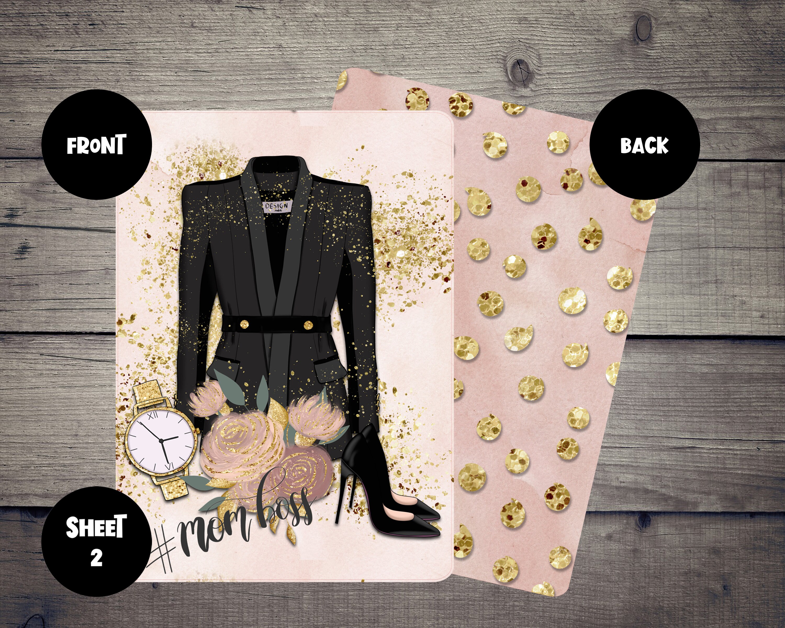 Mom Boss Planner Dashboard | A5, B6 and Personal Planner Dashboard for ...