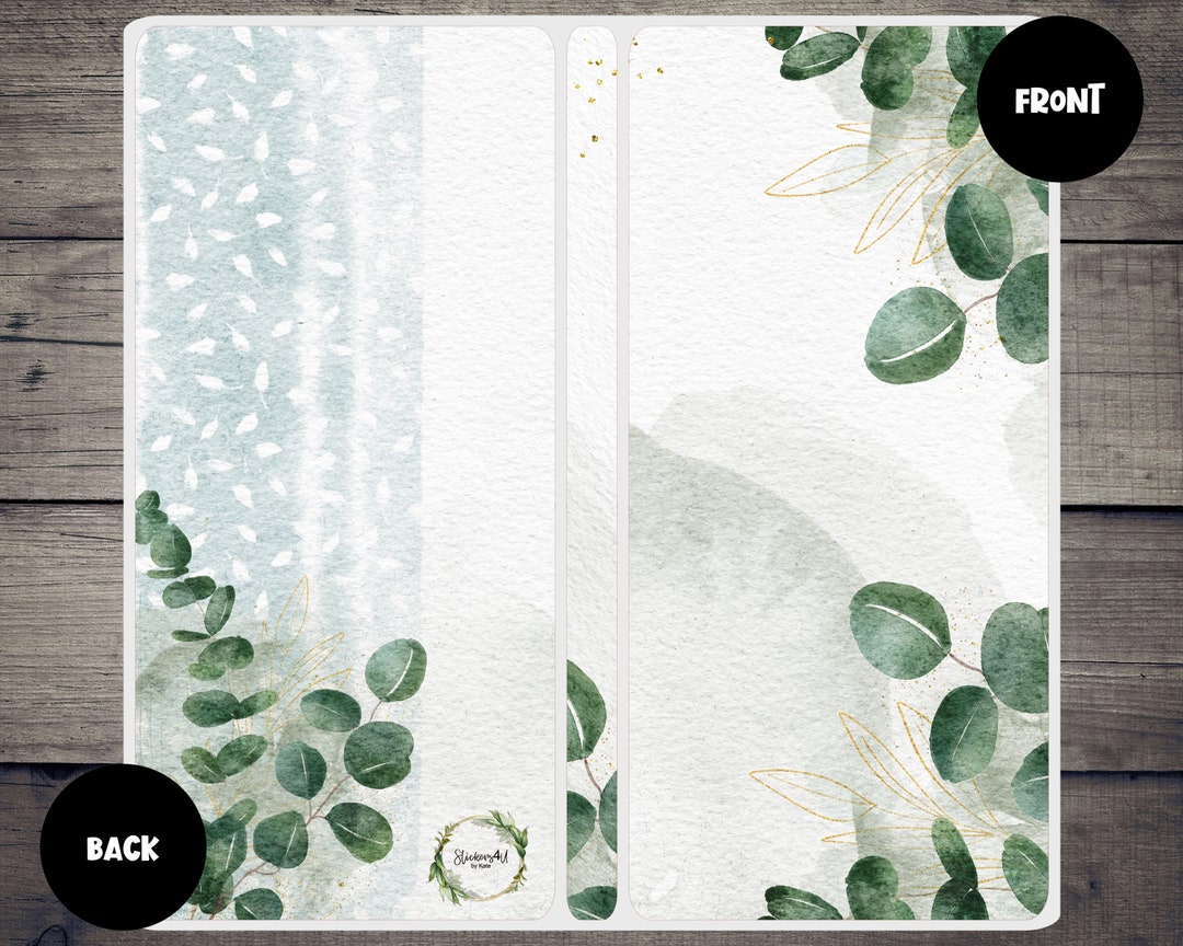 Eucalyptus Small Vinyl Sticker Album | Die Cuts Storage | Holographic ...