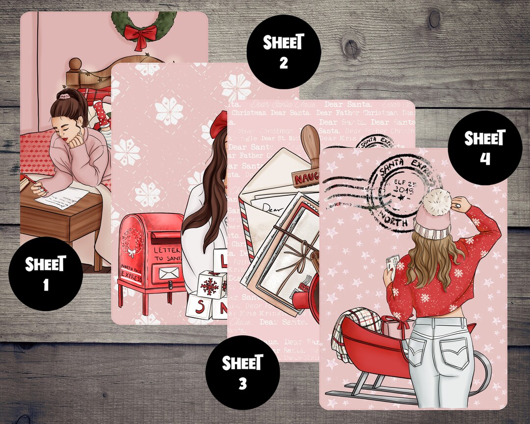 Dear Santa Planner Dashboard | HP, A5, B6,personal Planner Dashboard ...