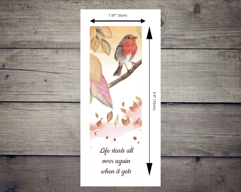 Winter French Castle Bookmark Set of 4 | Quality Bookmark & Laminated ...