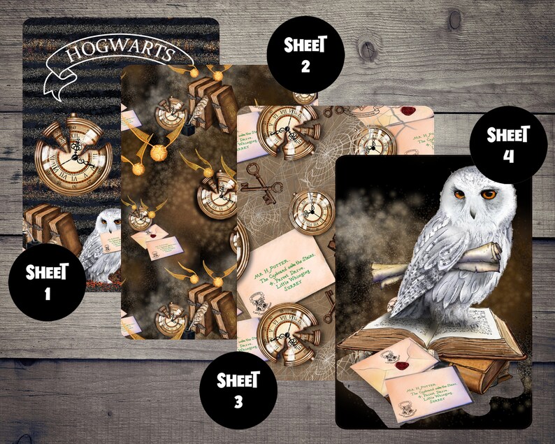 Magic School | Hogwarts Planner Dashboard | HP, A5, B6,personal Planner ...