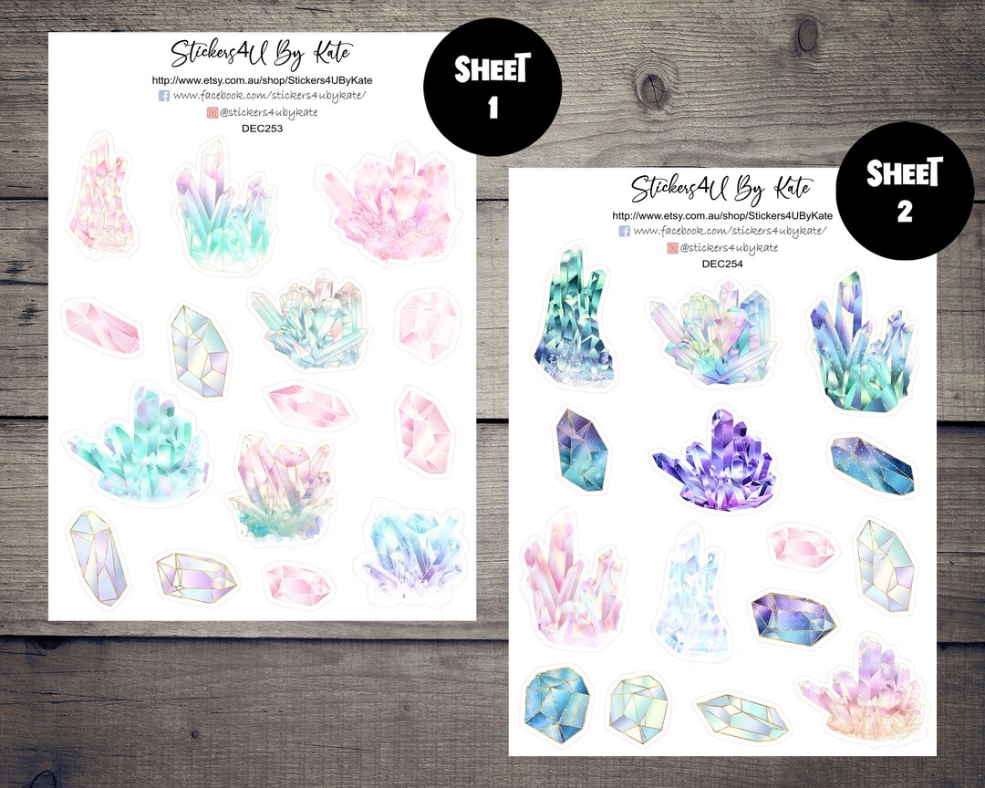 Crystal Clipart | Magic Crystal Decorative Planner Sticker | Erin ...