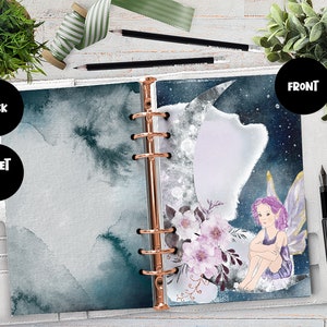 Fantasy Moon Planner Dashboard A5, B6 and Personal Planner Dashboard ...