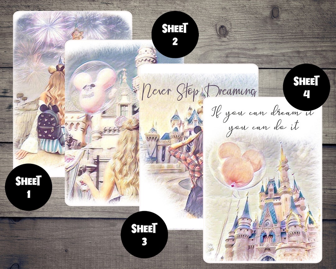 Disney Princess Planner Dashboard | H Planner, A5, B6,personal Planner ...