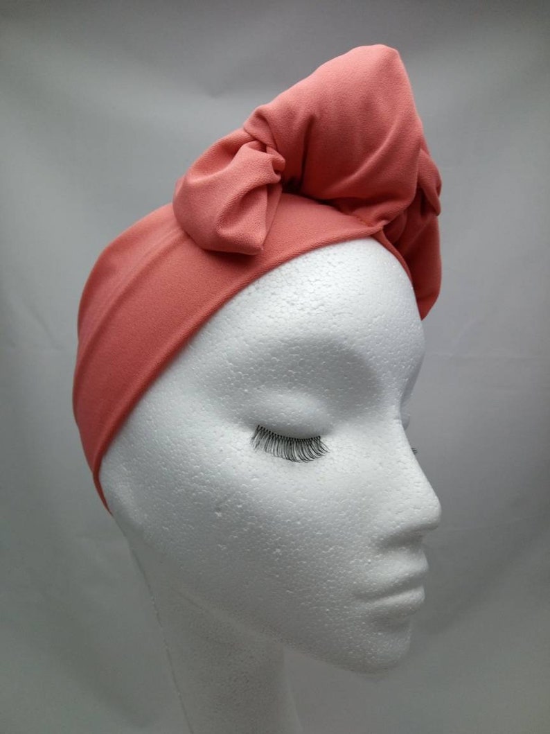 Turband Vintage 1950s Style Pre Knotted Stretchy Headband - Etsy