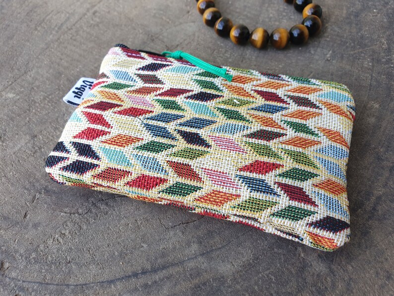 Coin purse / small zipper pouch / card wallet / | Etsy