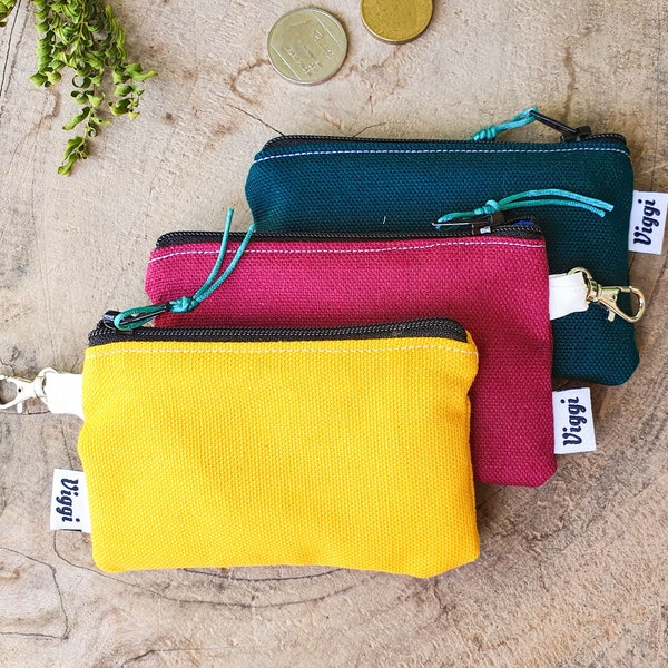 Canvas Coin Purse - Etsy