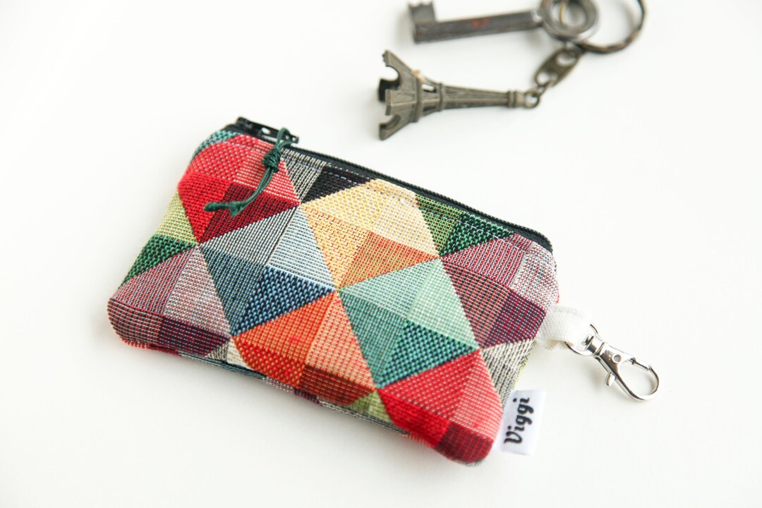 Keychain Wallet Key Chain Card Pouch - Etsy