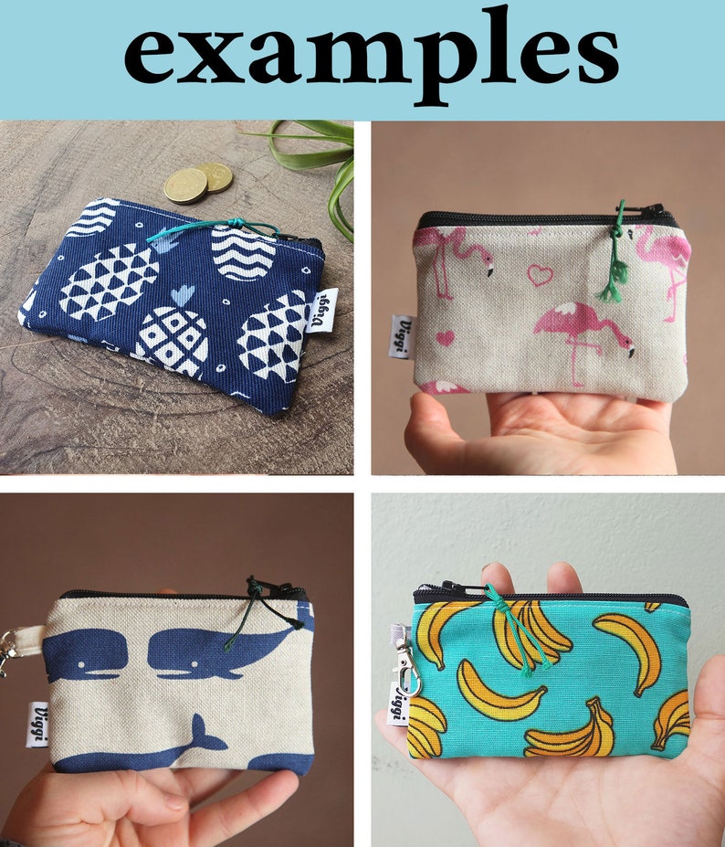 Small Zipper Pouch Cactus / Cute Coin Purse Women | Etsy