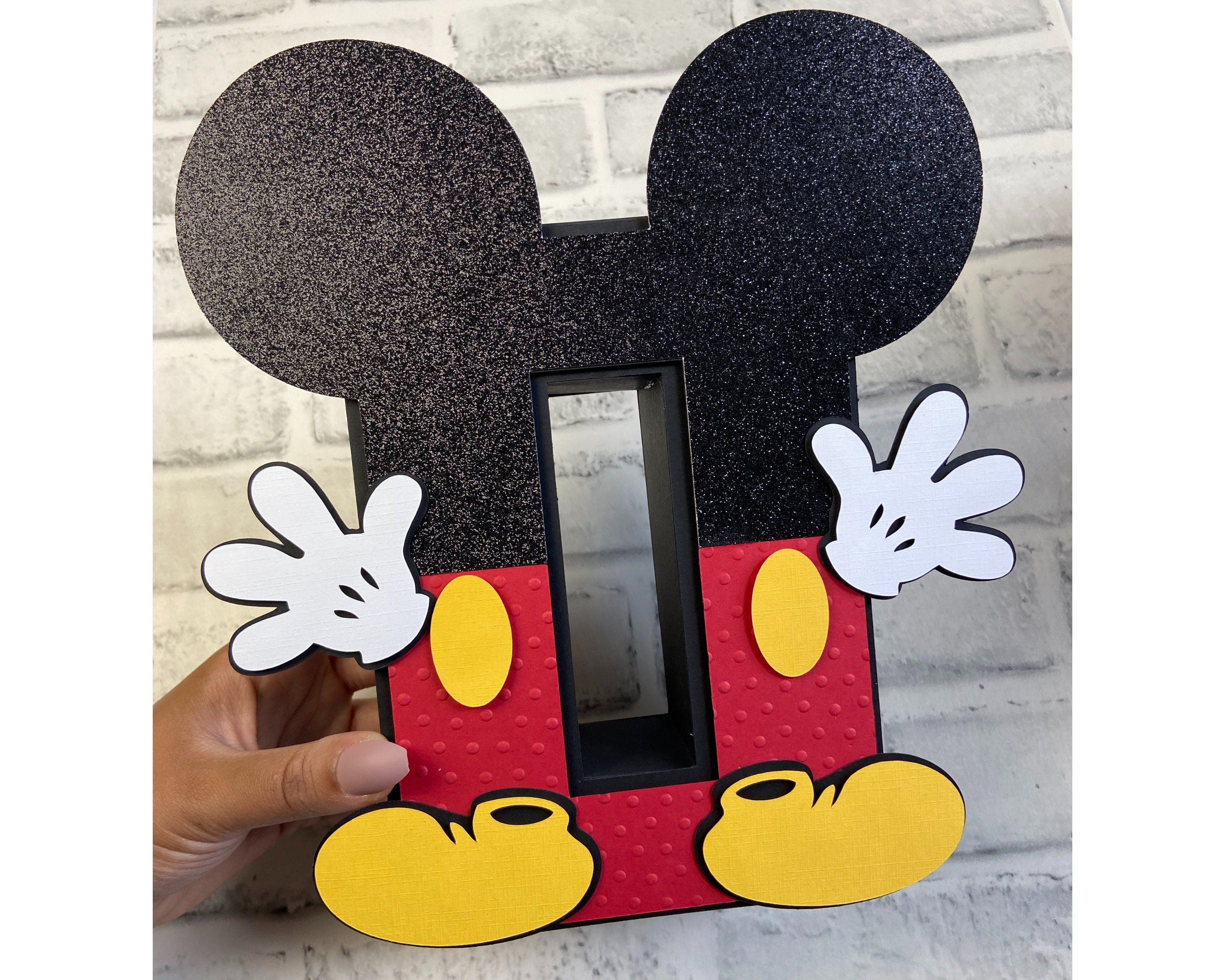 Mickey Mouse 3D Letters ONE 3D Letters Mickey Mouse | Etsy