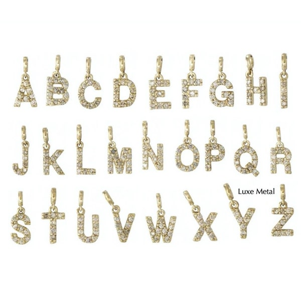 Initial Charm - Etsy