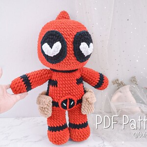 Low Sew, Hero Chibi Pool, PDF Pattern Instant Download (amigurumi ...