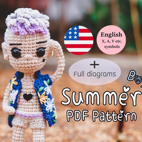 Crochet Boy Doll Amigurumi Pattern | Etsy