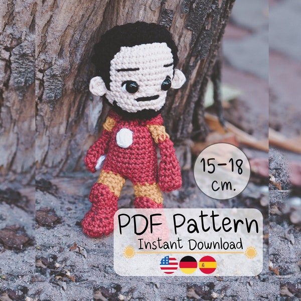 Iron Man Crochet - Etsy
