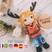 Gus Deer Boy Crochet Pattern amigurumi Pattern Photo - Etsy