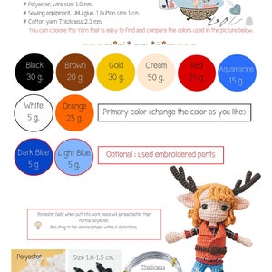 Gus, Deer Boy Crochet Pattern amigurumi Pattern, Photo Tutorial, PDF ...