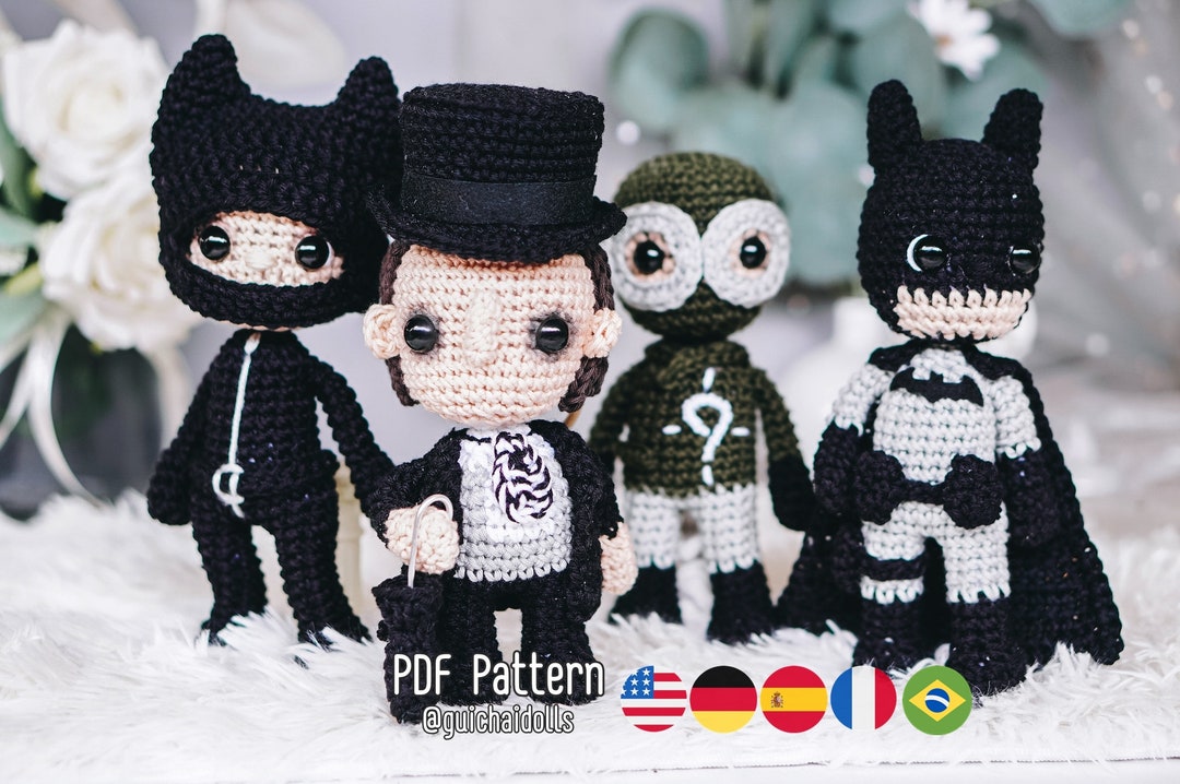 4 Patterns Nightfall amigurumi Pattern, Photo Tutorial, PDF Pattern - Etsy