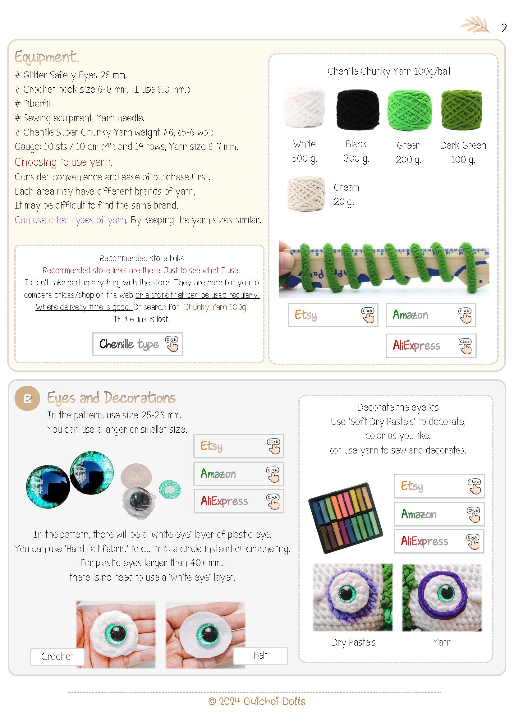 Low Sew Horror Chibi Crochet Pattern PDF – Photo Tutorial, Instant ...