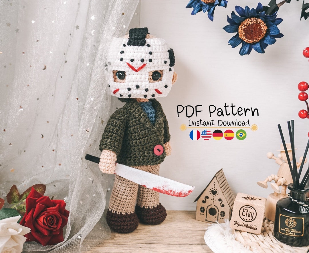 Jason Crochet Pattern amigurumi Pattern Photo Tutorial PDF - Etsy