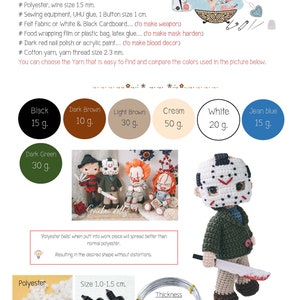 Jason Crochet Pattern amigurumi Pattern Photo Tutorial PDF - Etsy