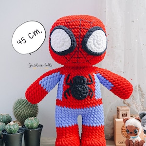 Low Sew, Hero Spider Chibi PDF Pattern Instant Download (amigurumi ...