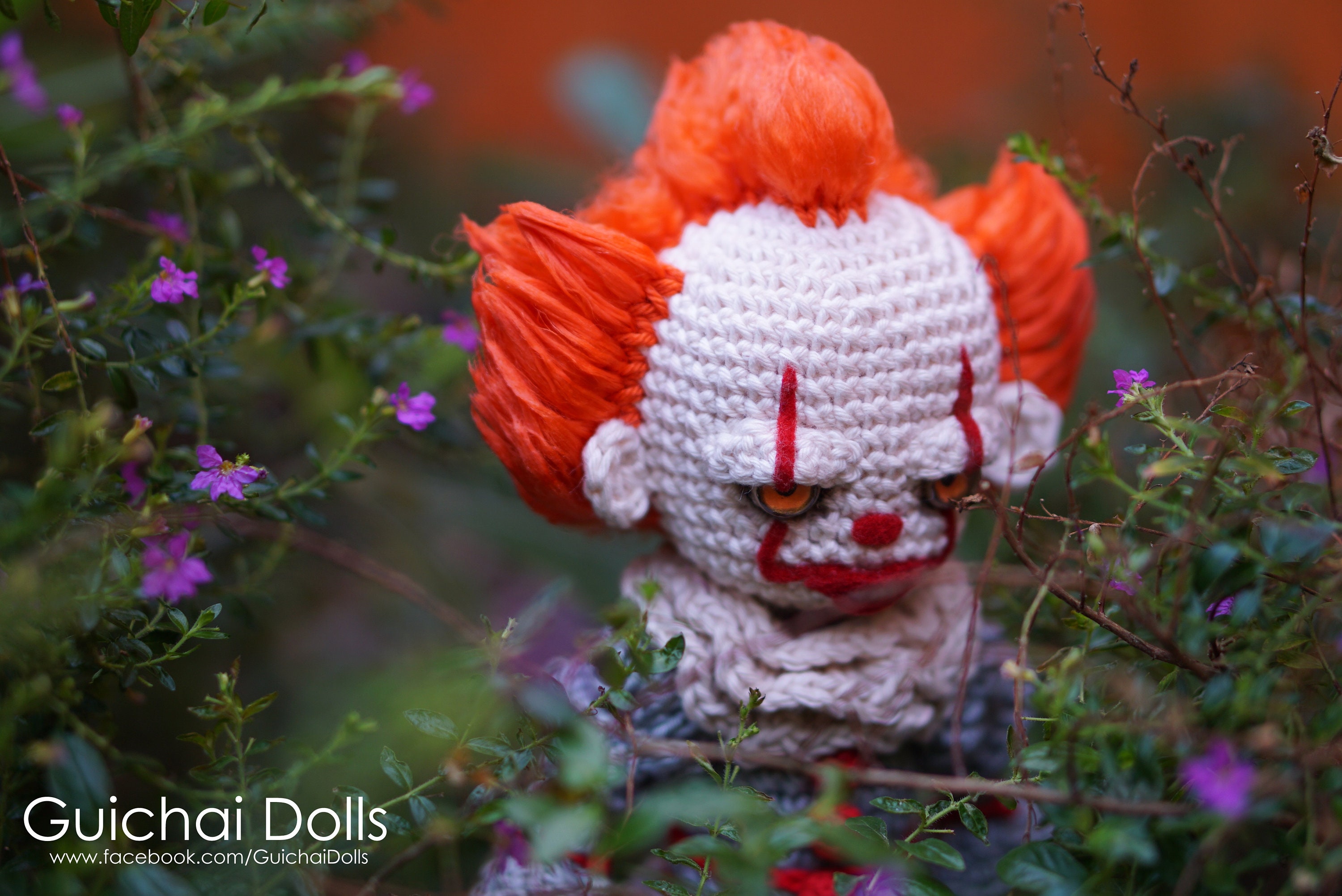 Pennywise Pattern amigurumi Pattern Photo Tutorial Crochet | Etsy