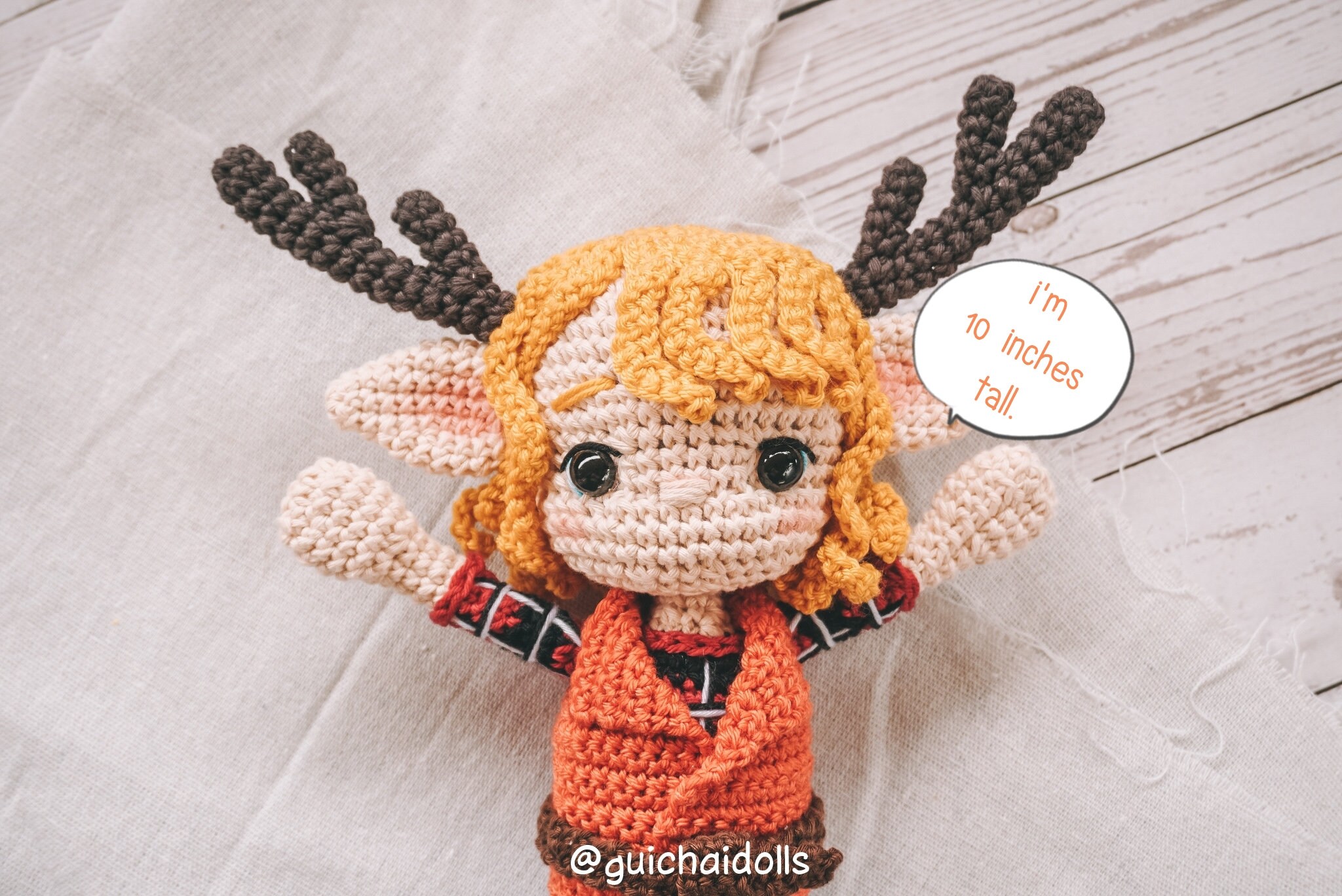 Gus Deer Boy Crochet Pattern amigurumi Pattern Photo | Etsy