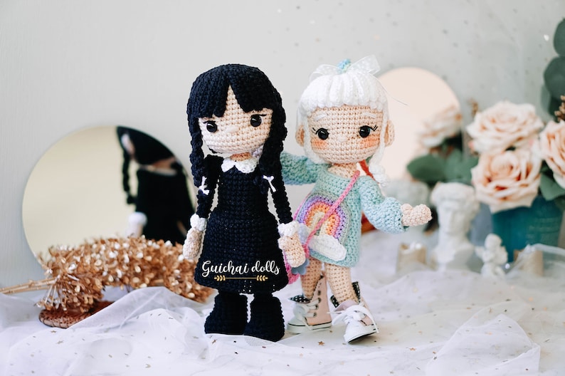 Wednesday Crochet Pattern amigurumi Crochet Photo - Etsy