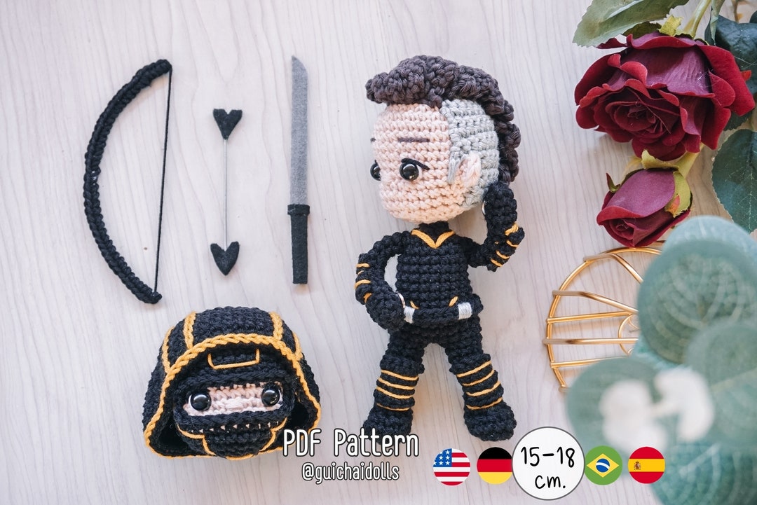 Hero PDF Pattern Ronin, 2 Styles of Heads. (crochet Pattern, Doll ...