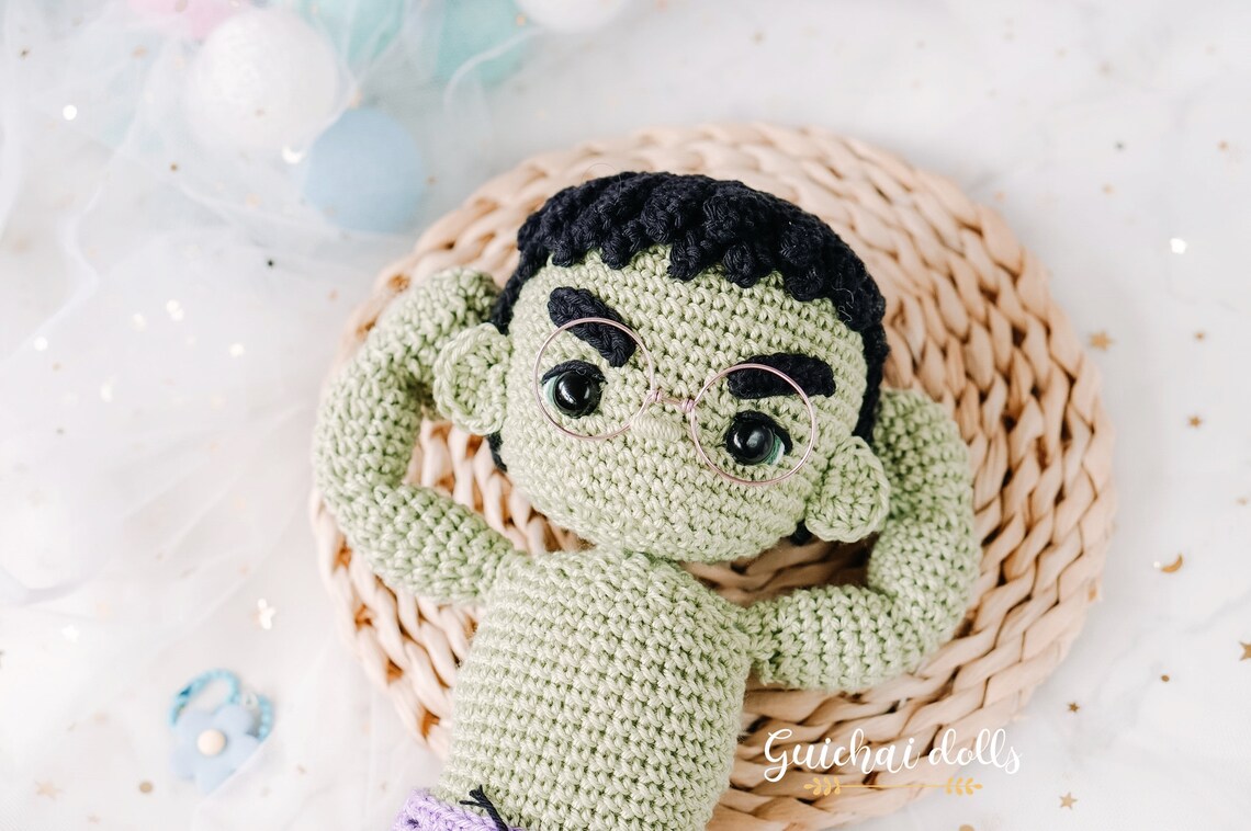 Hulk Crochet Pattern amigurumi Crochet Photo Tutorial - Etsy