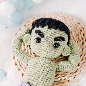 Hulk Crochet Pattern amigurumi, Crochet , Photo Tutorial - Etsy