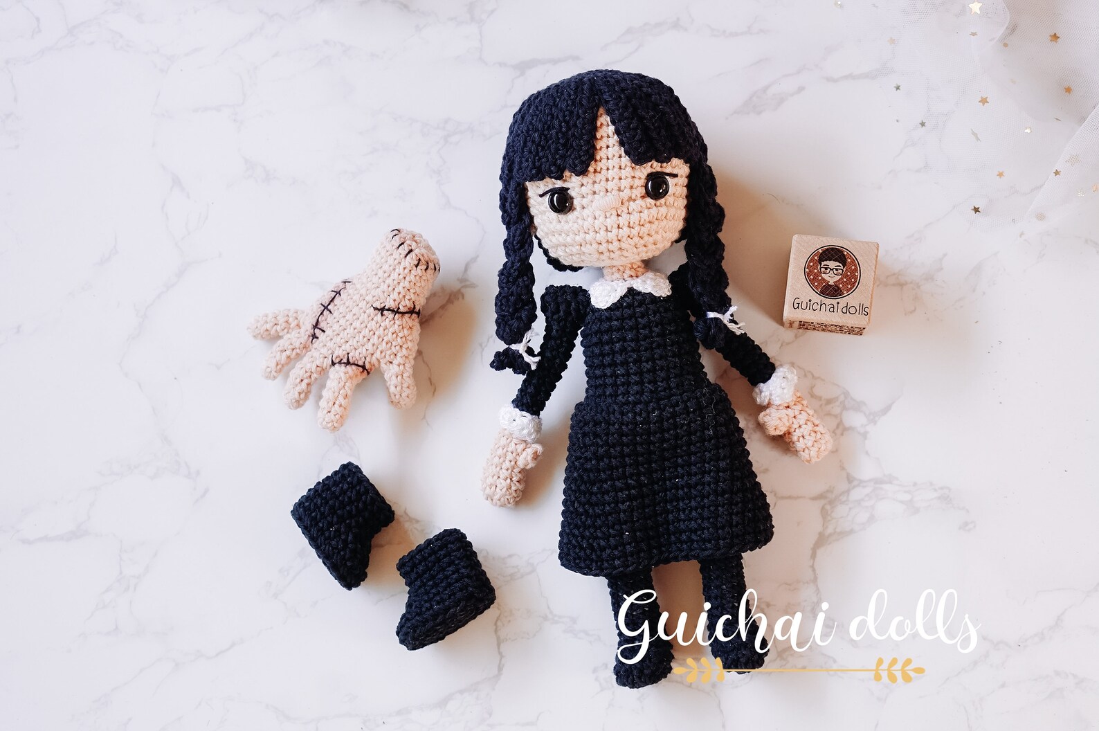 Wednesday Crochet Pattern amigurumi Crochet Photo - Etsy