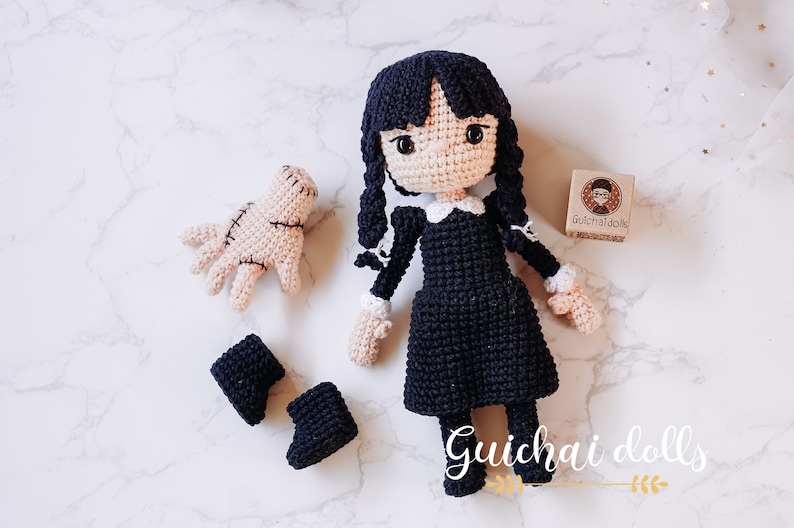 Wednesday Crochet Pattern amigurumi Crochet Photo - Etsy